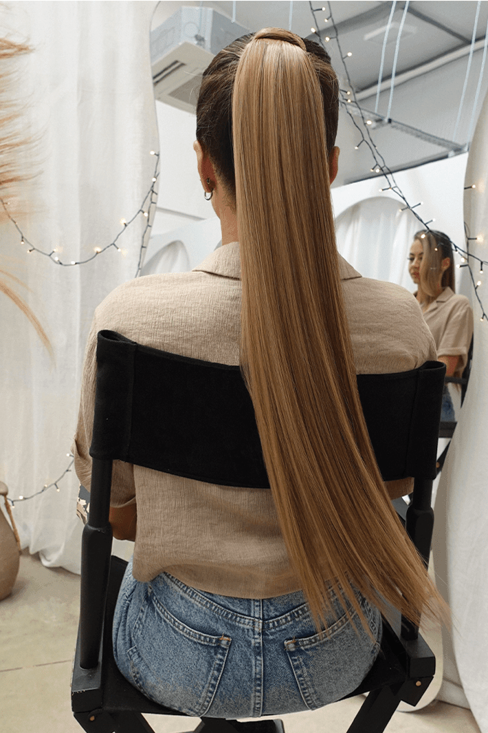26" RealFeel™ Instant Clip&Wrap Ponytail – Revyv